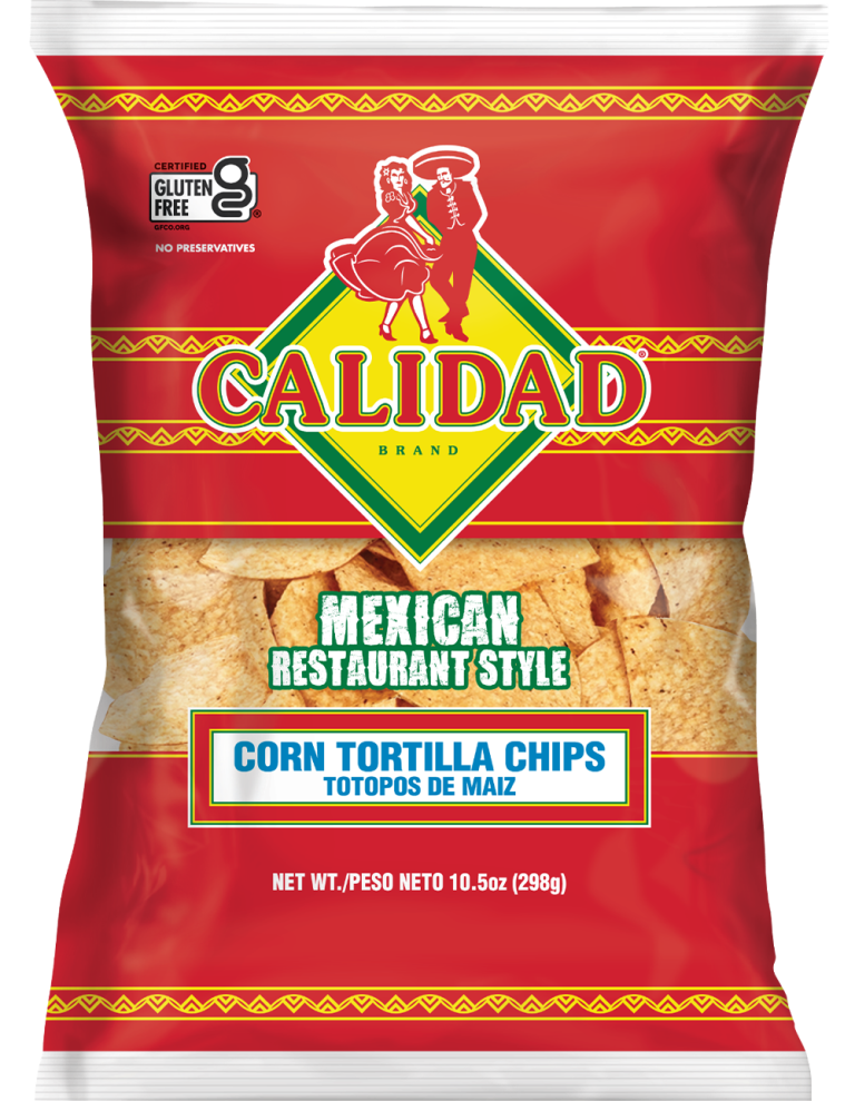 Mexican Restaurant Style Corn Tortilla Chips - Calidad